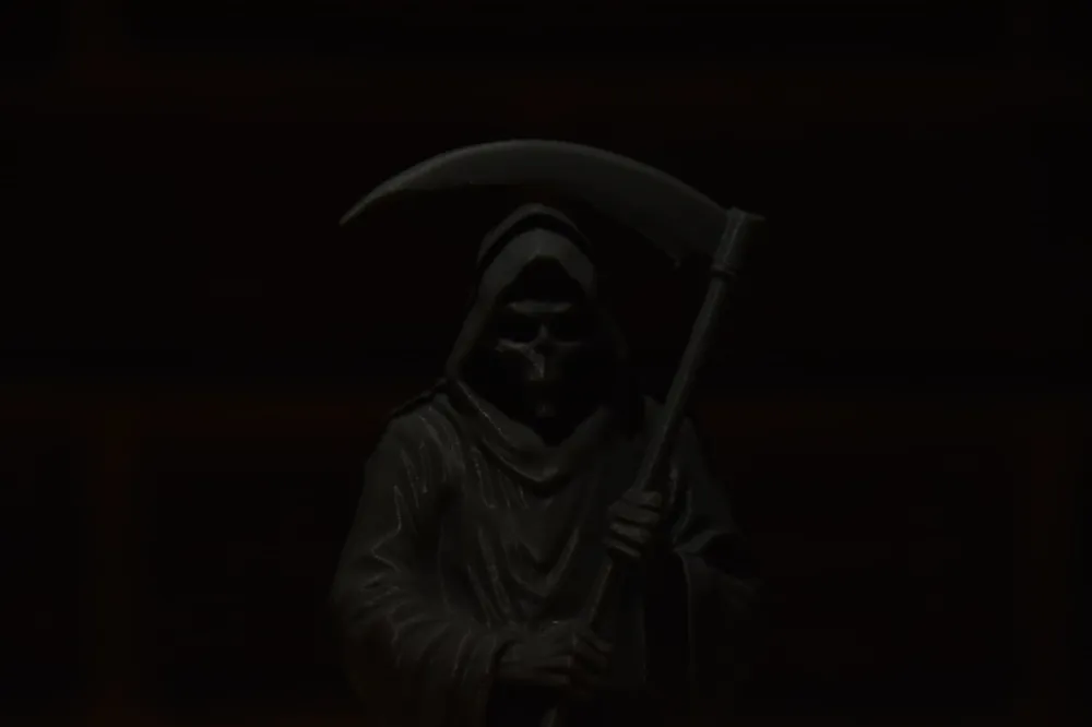 Grim Reaper Death Goth Figure - Free 3D Print Model - MakerWorld