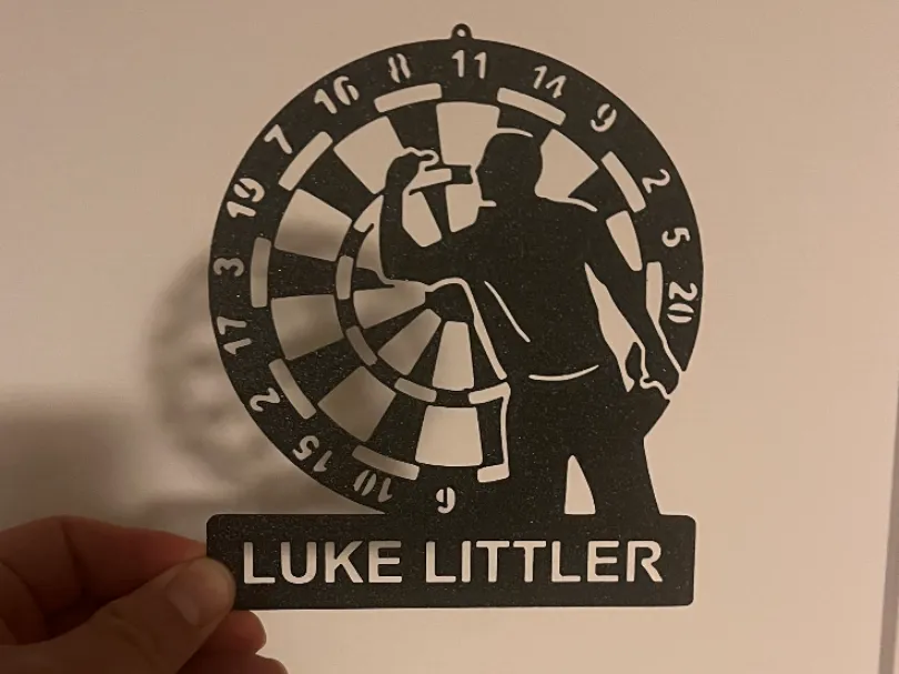 Wandkunst Darts - Luke LITTLER – Kostenloses 3D-Druckmodell – MakerWorld