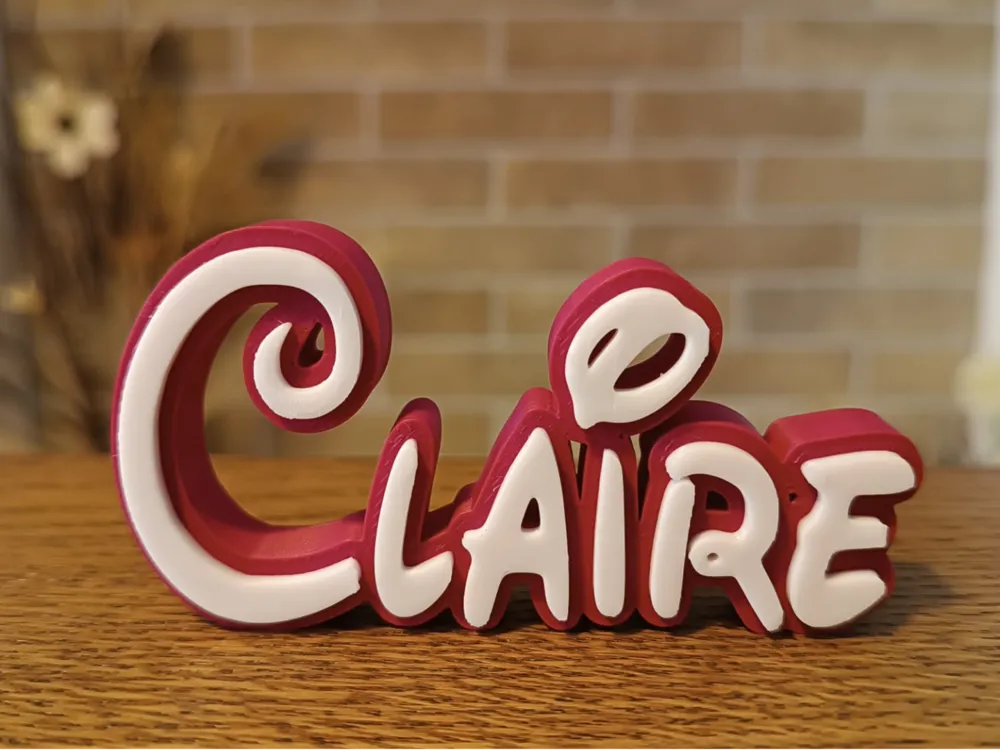 Claire Disney Name Sign Decorated Room child Birth by Fabbiotto ...