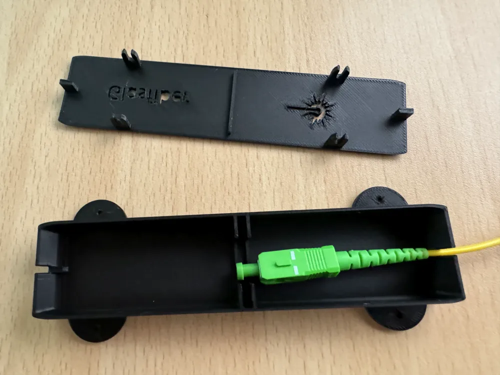 Fiber coupler housing v6 by Jonkheer - MakerWorld