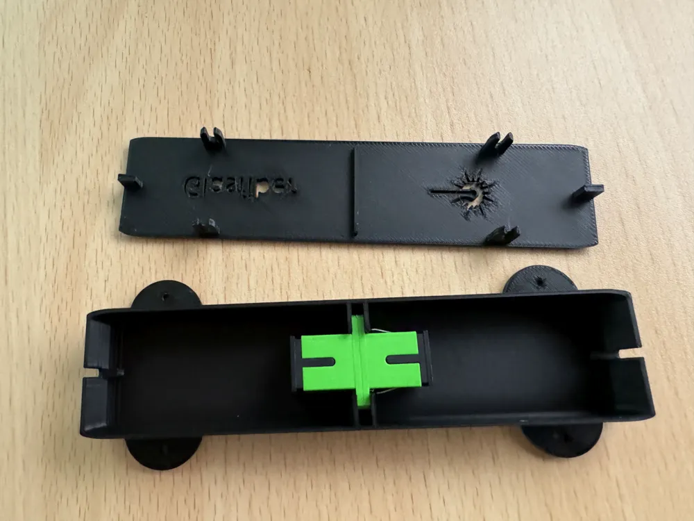 Fiber coupler housing v6 by Jonkheer - MakerWorld