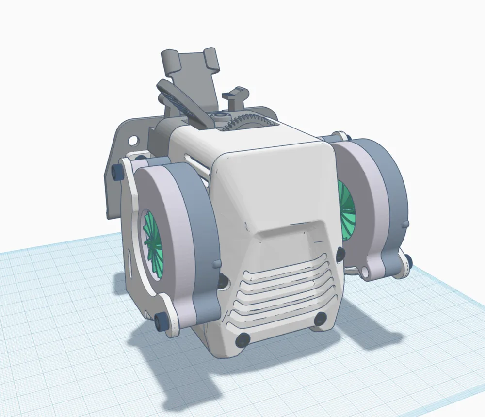 Hero Me Gen 7 part cooling for stock Neptune 3 Pro/Plus/Max Dual 5015 ...