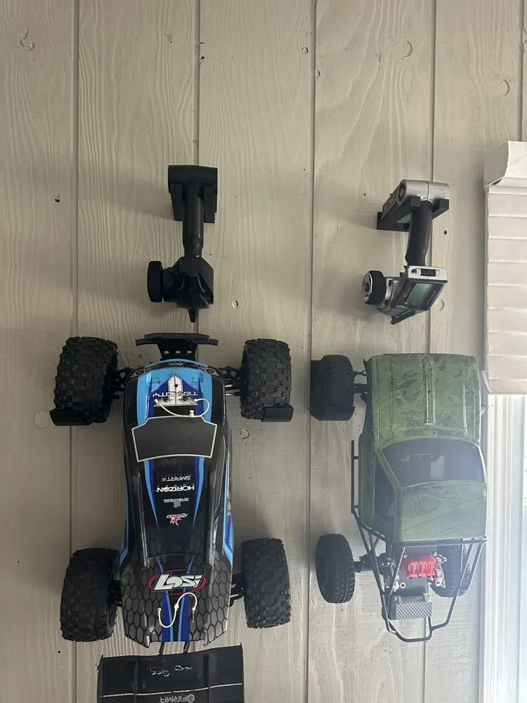 Spectrum RC car transmitter remote wall mount - Free 3D Print Model ...
