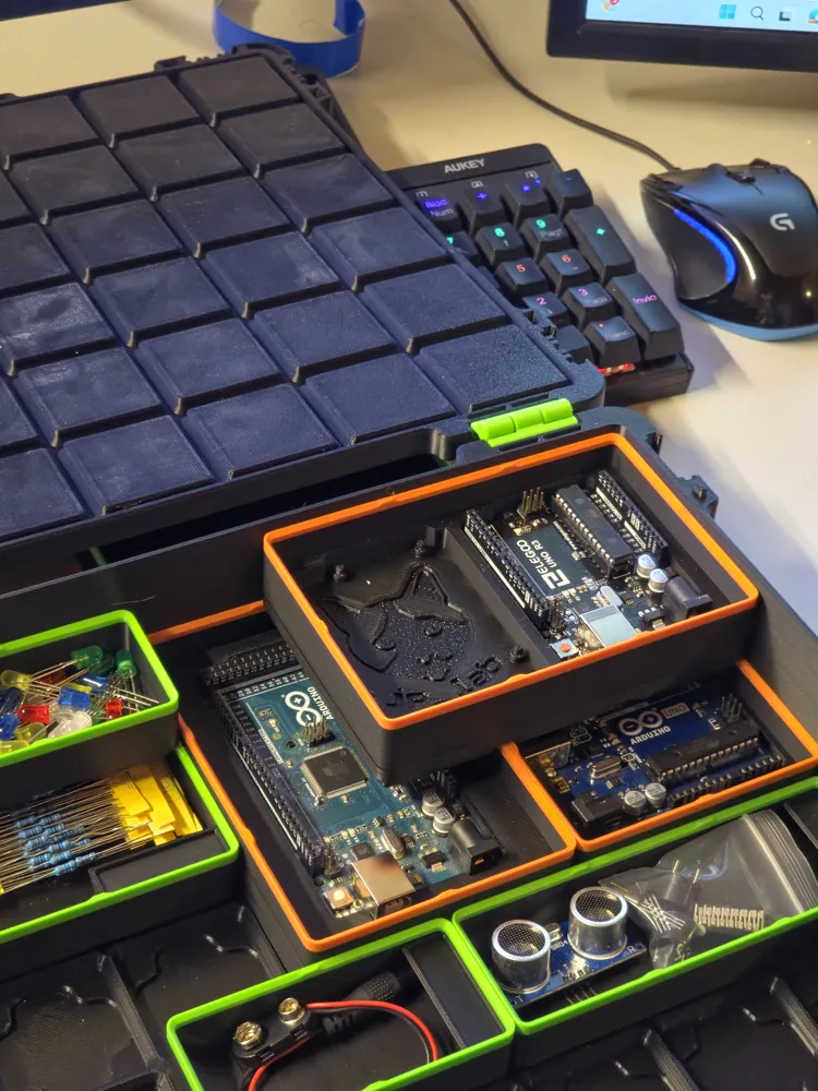 Arduino Uno / Mega - Stackable Gridfinity - Free 3D Print Model ...