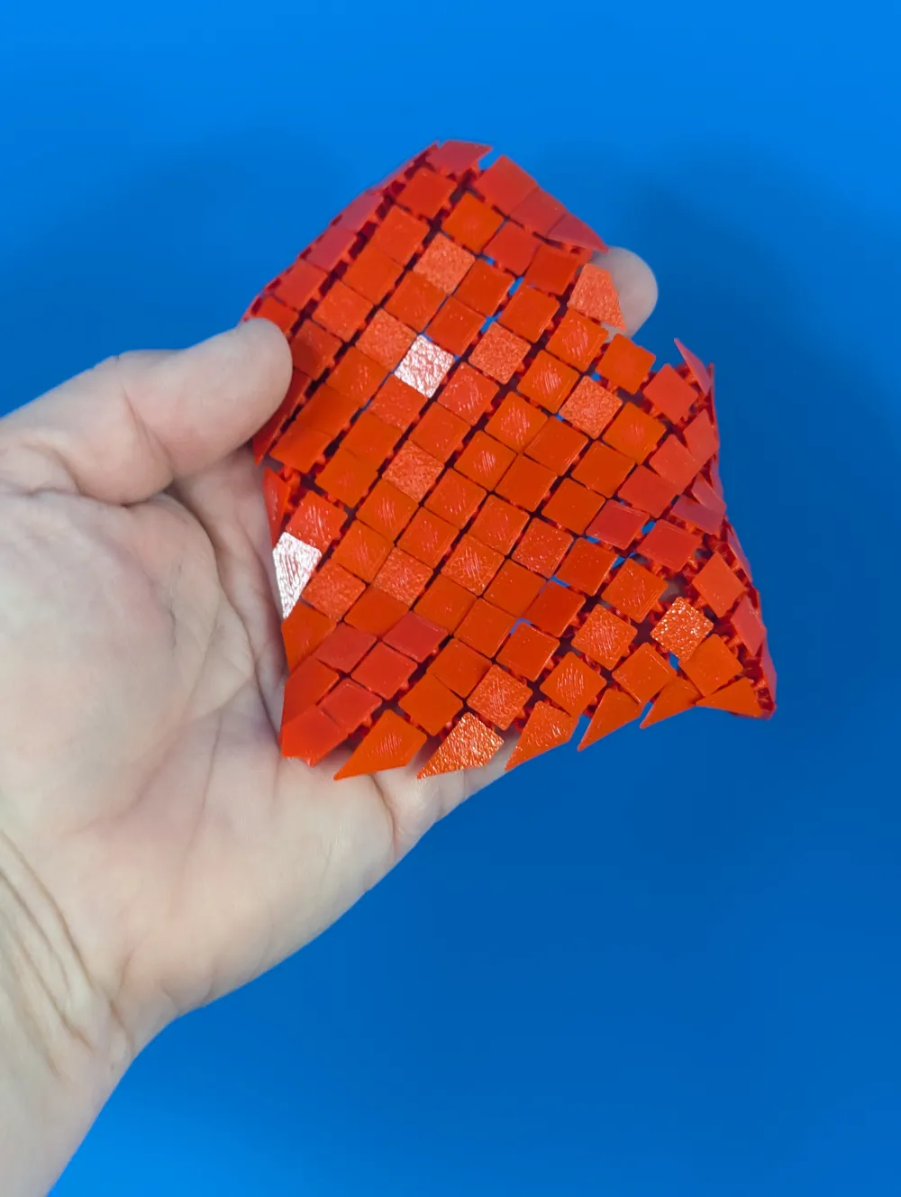 Heart Flexi Fabric Fidget - Free 3D Print Model - MakerWorld