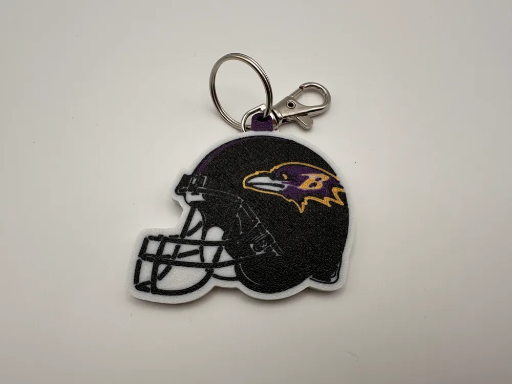 Baltimore Ravens Keychain by ShapeShifterStudio MakerWorld: Download ...