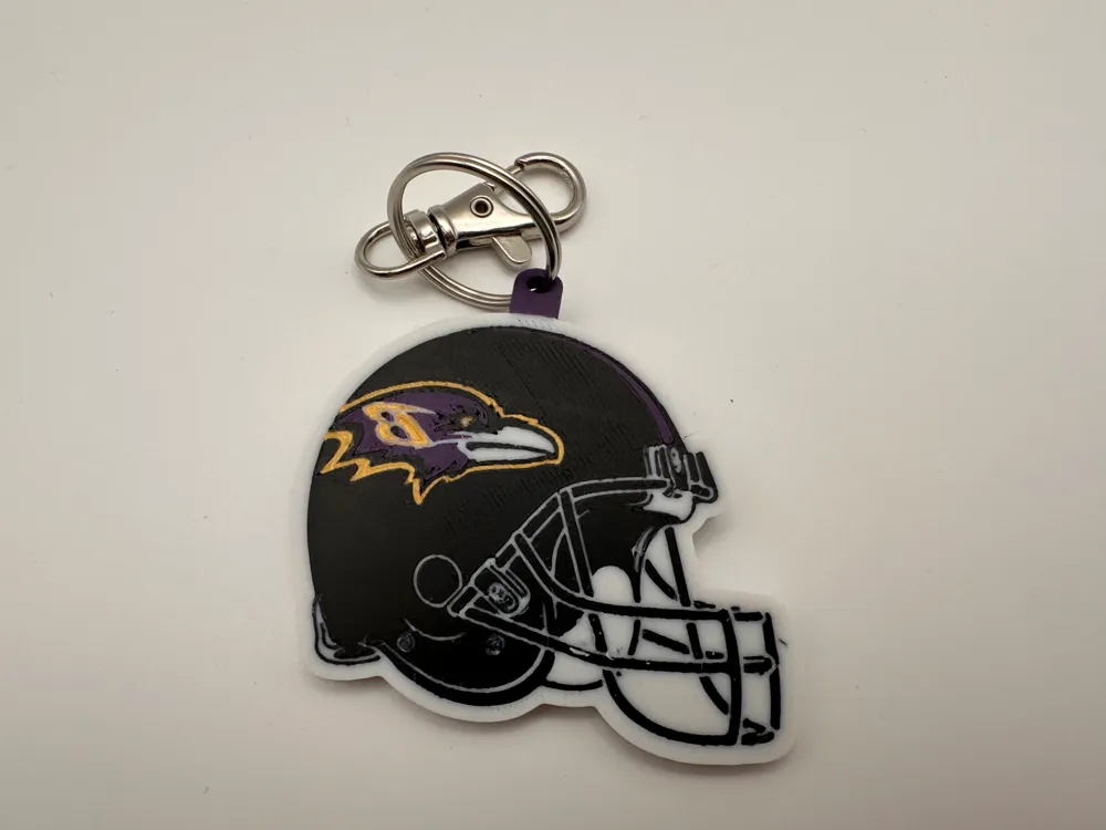 Baltimore Ravens Keychain by ShapeShifterStudio MakerWorld: Download ...