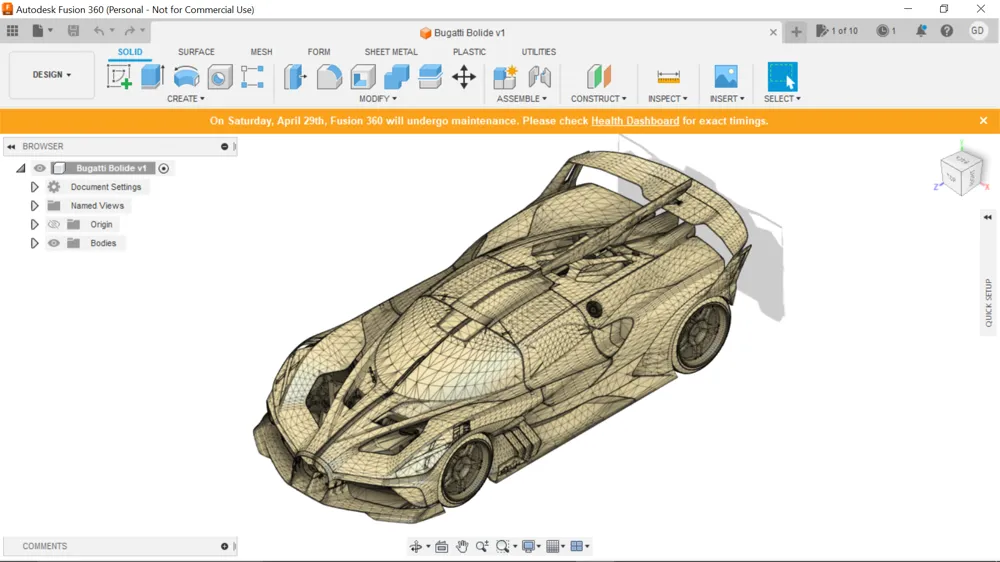 Bugatti Bolide/Red Bull-F1-RB16B-2021 by vdk.liam - MakerWorld