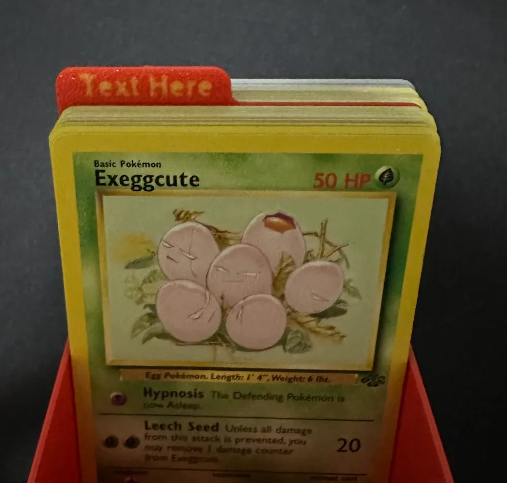 Pokemon TCG Card Divider by wupinstick - MakerWorld