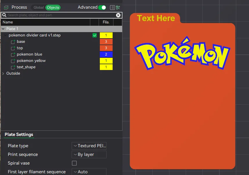 Pokemon TCG Card Divider by wupinstick - MakerWorld