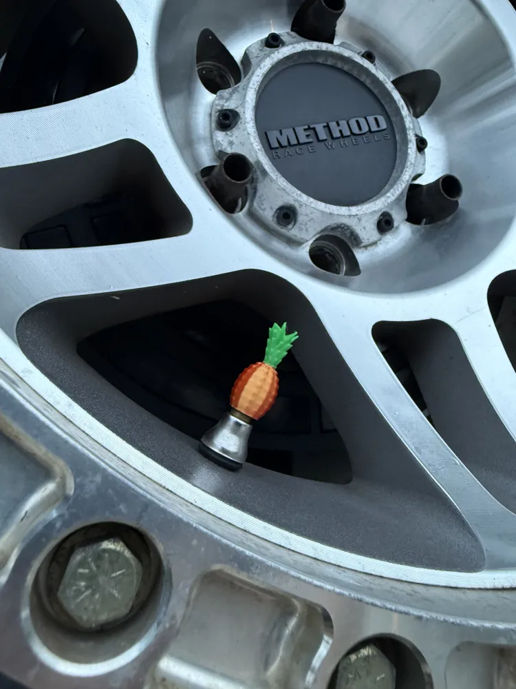 Valve Stem Caps : Pineapple! by ShapeShift 3D Creations MakerWorld ...