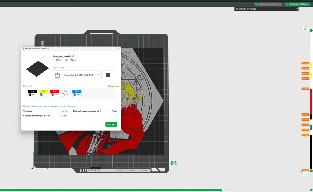 Fullmetal Alchemist Hueforge - Edward & Alphonse by Dakiren MakerWorld: Download Free 3D Models