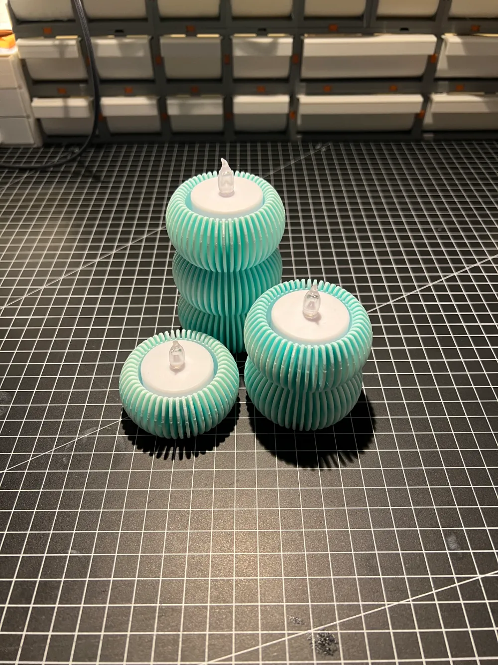 Tea Light Holder Set "Bubble" by Steffen Döhler MakerWorld: Download ...