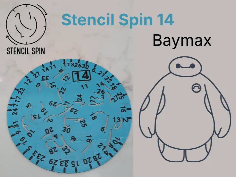 Doodle Disc 14 Baymax - Free 3D Print Model - MakerWorld
