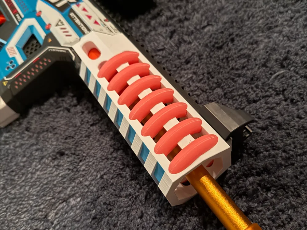 X-Shot Motorized Piston Pump Shroud (Sci-Fi) by ASH Printing YT ...