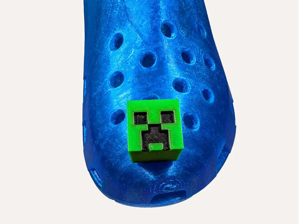 Minecraft Creeper Croc Shoe Charm (Jibbitz) by sidbarret007 MakerWorld ...