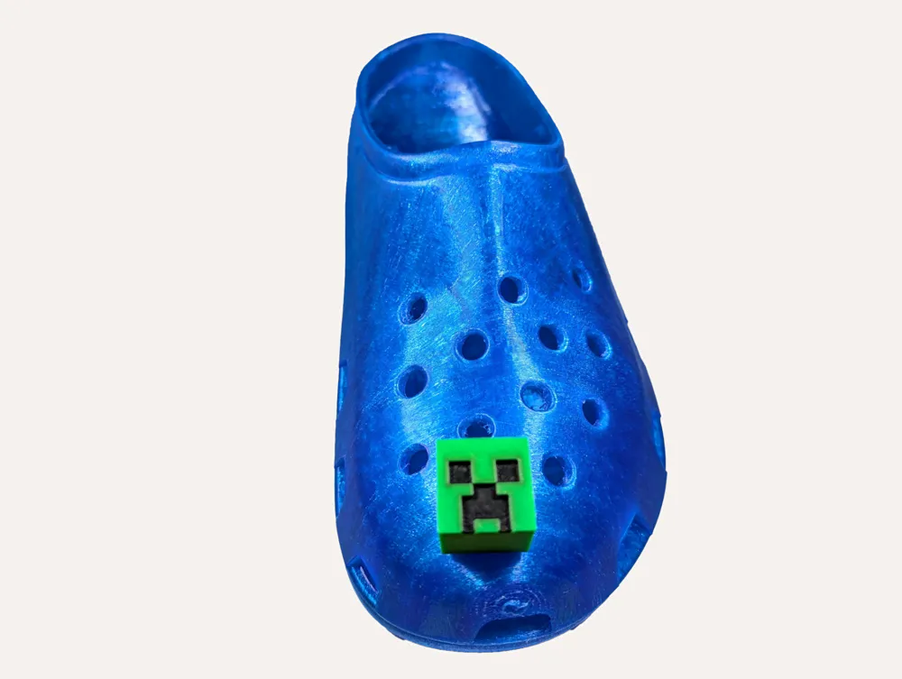 Minecraft Creeper Croc Shoe Charm (Jibbitz) by sidbarret007 MakerWorld ...