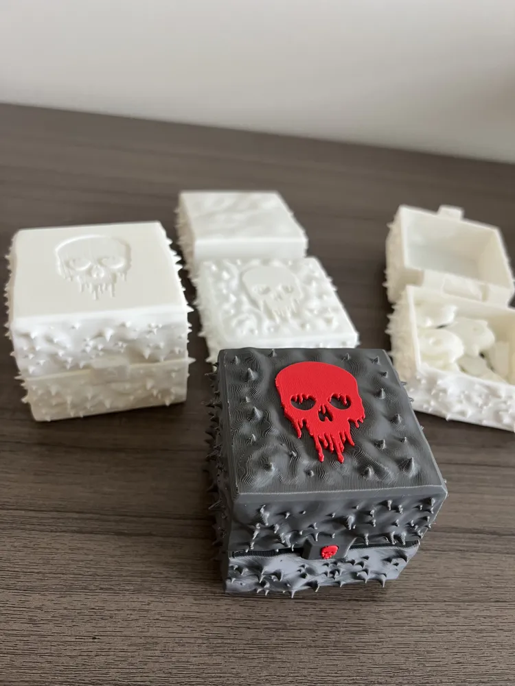 Pandora's Grave - Cursed Lockbox - Free 3D Print Model - MakerWorld