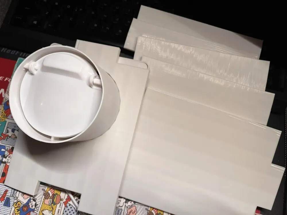 [Window Baffle]-Suitable for 14-inch exhaust fans, 10cm opening ...