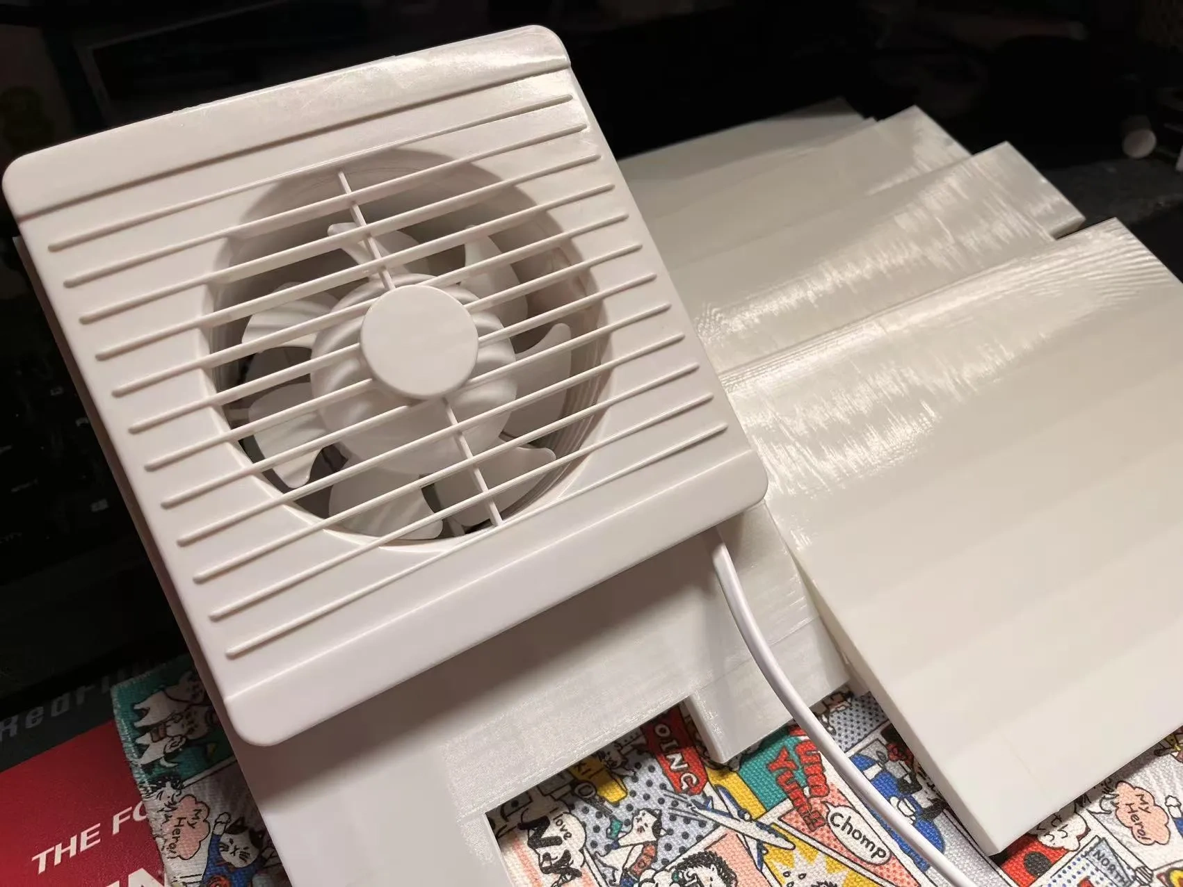 [Window Baffle]-Suitable for 14-inch exhaust fans, 10cm opening ...