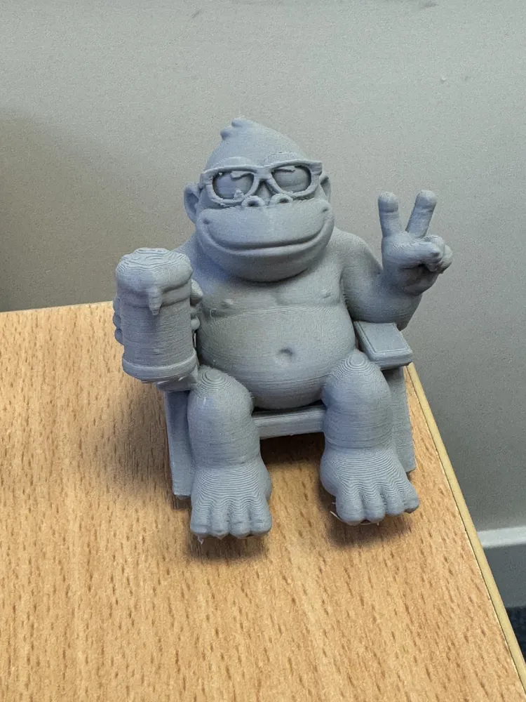 Chilled Gorilla - Free 3D Print Model - MakerWorld