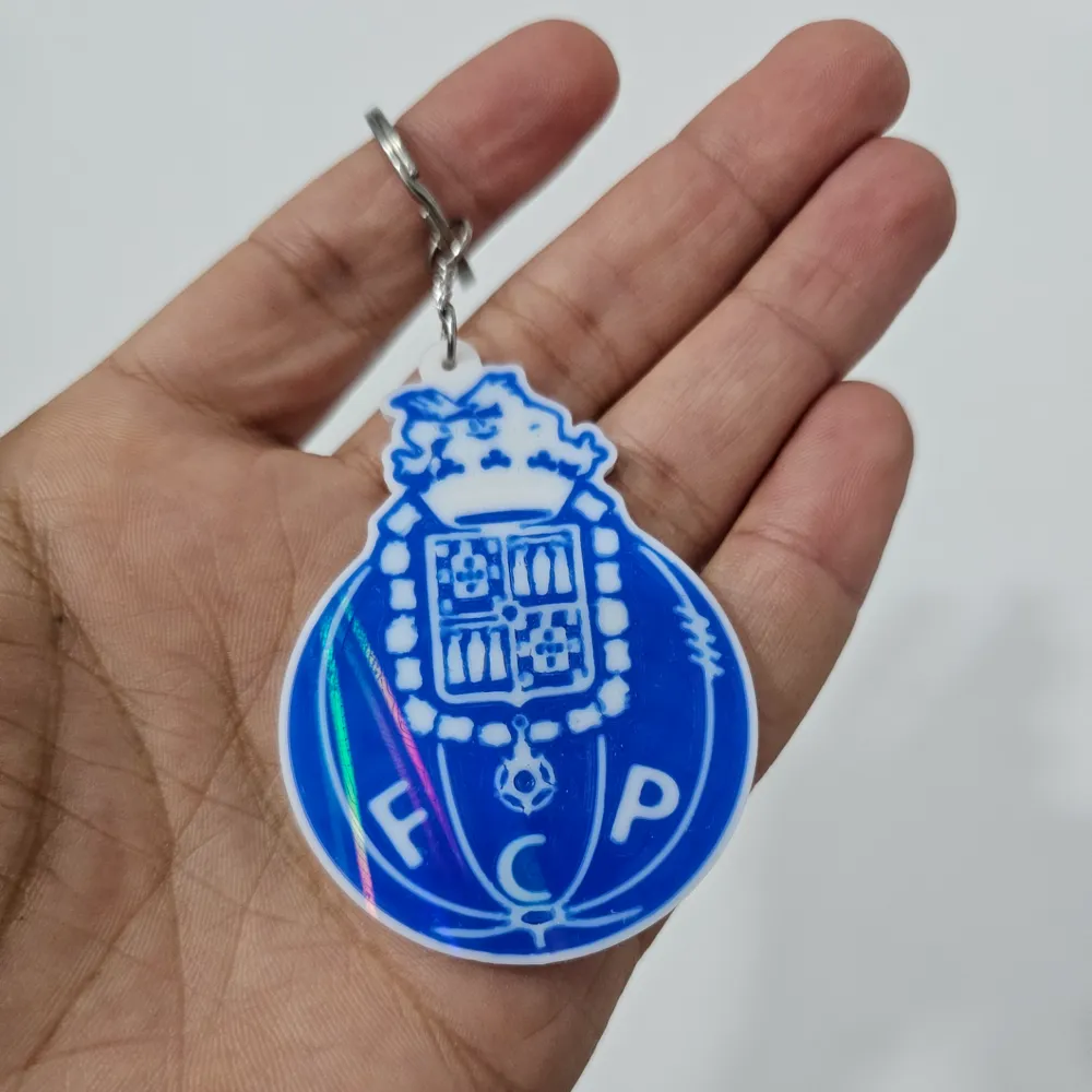 Keychain FC Porto 2 colors by FMRT - MakerWorld