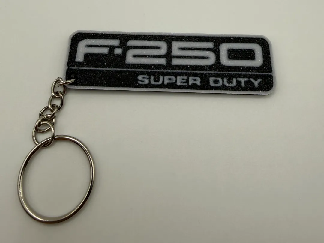 F250 Super Duty Keychain - Free 3D Print Model - MakerWorld