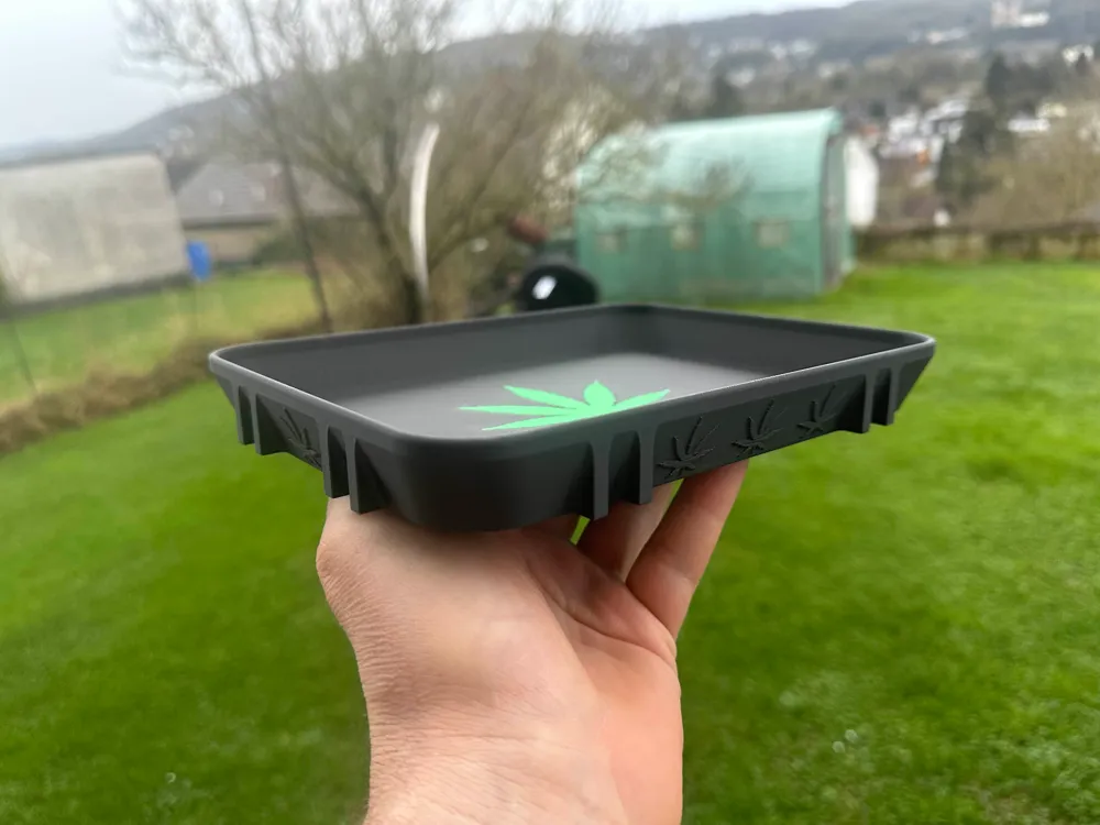 Weed-Tray with Cone filler by Solid - MakerWorld