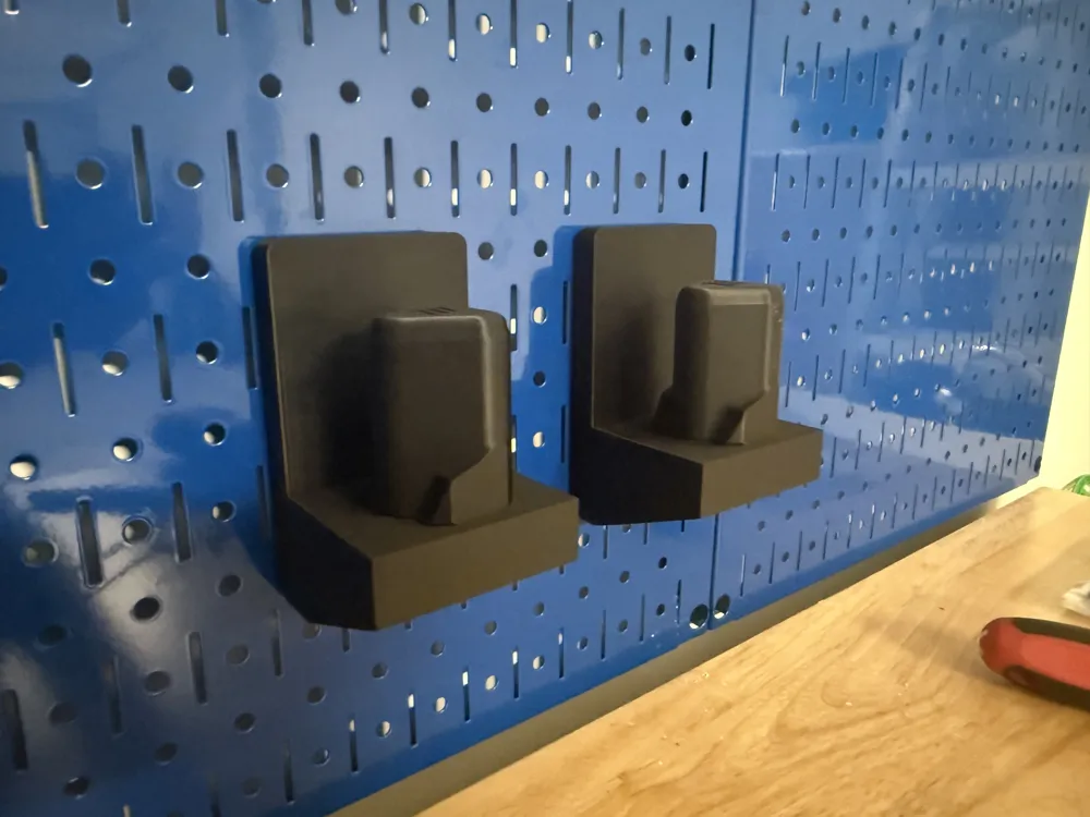 Milwaukee M12 Tool - Pegboard Mount - Free 3D Print Model - MakerWorld