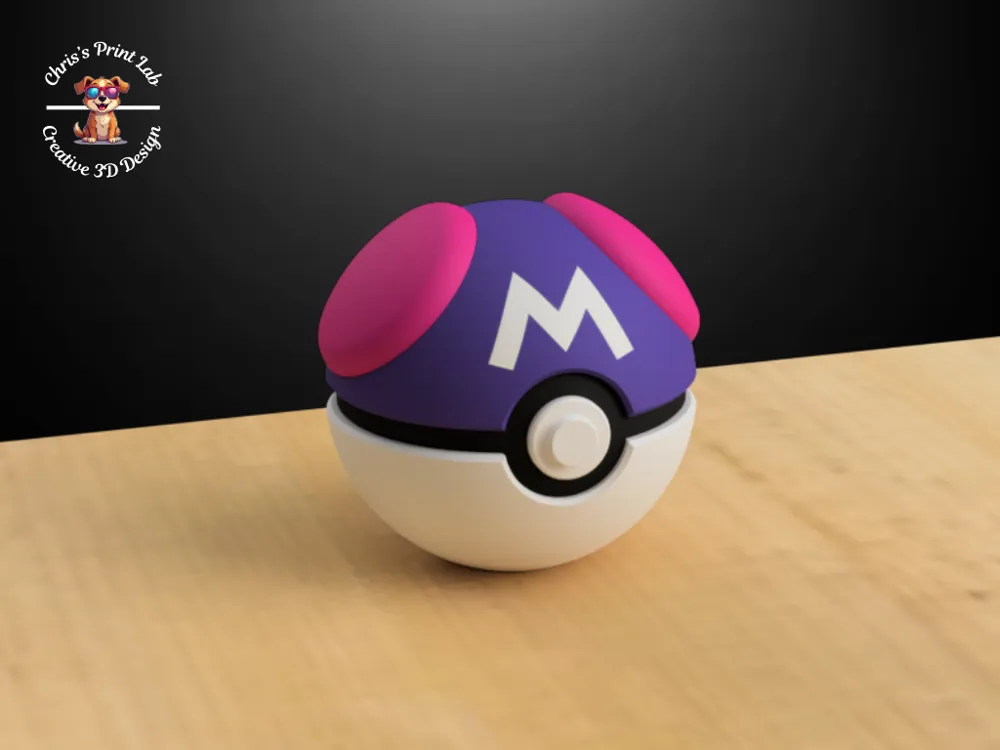 Master Ball - Clicker and Twist lock combo design by Chris's Print Lab ...