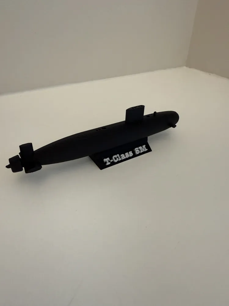 Trafalgar Class Submarine Model with stand - Free 3D Print Model ...