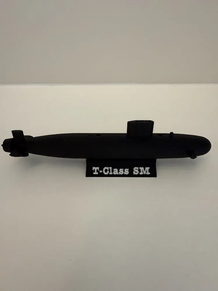 Trafalgar Class Submarine Model with stand - Free 3D Print Model ...