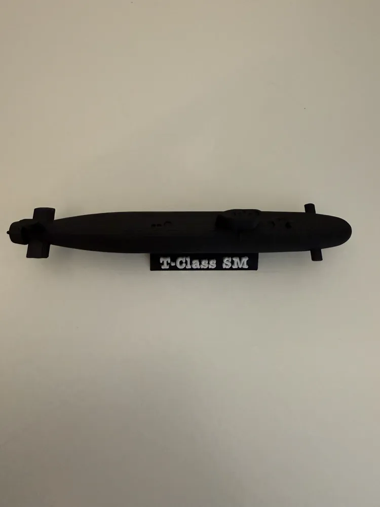 Trafalgar Class Submarine Model with stand - Free 3D Print Model ...
