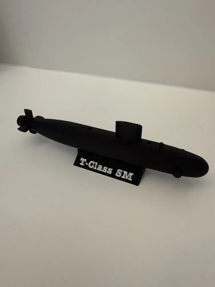 Trafalgar Class Submarine Model with stand - Free 3D Print Model ...