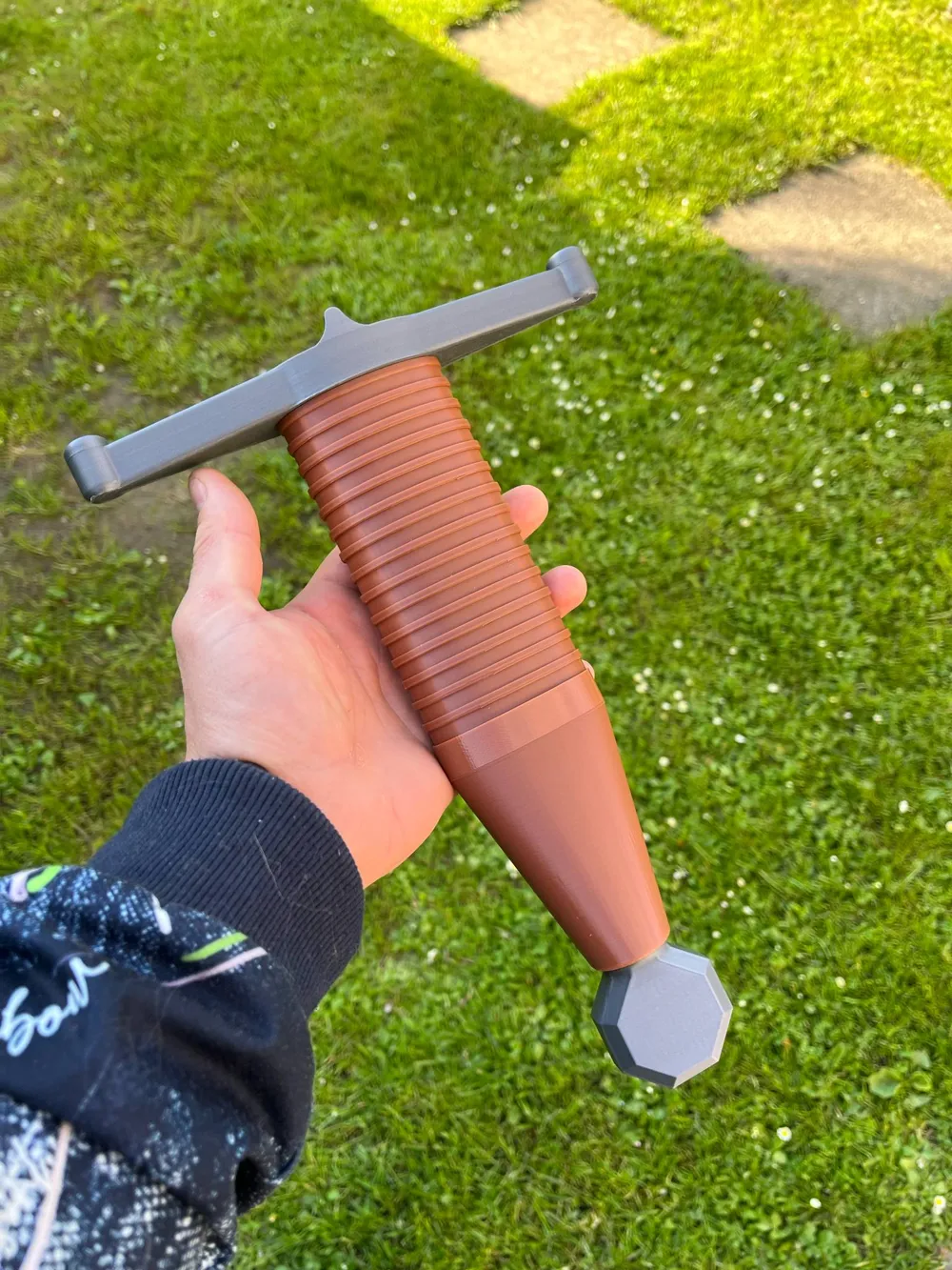 Extendable, retractable, collapsing long sword by Ainon3Dprint ...