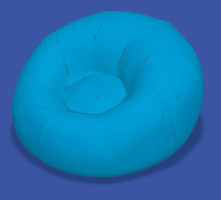 Dollhouse - Beansack Chair V2 by 6POiNT6 MakerWorld: Download Free 3D ...