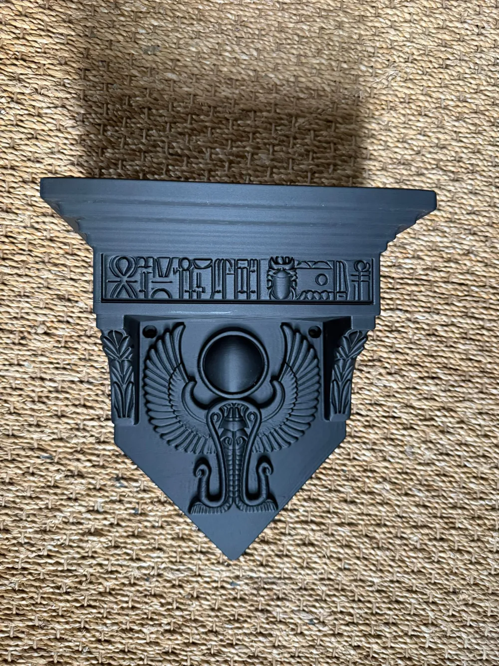 Egyptian Legacy: Ancient Myth Wall Shelf - Free 3D Print Model - MakerWorld