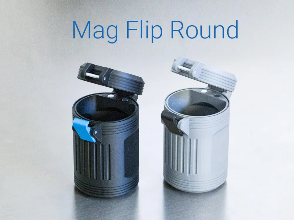 Mag Flip Case Round - Free 3D Print Model - MakerWorld