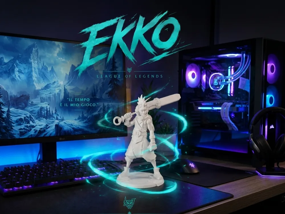 Ekko - league of legends - Free 3D Print Model - MakerWorld