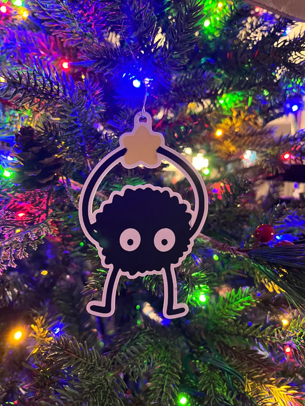 Soot Sprite Ornament - Free 3D Print Model - MakerWorld