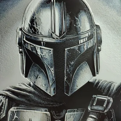 The Mandalorian and Grogu (Fan art) - A HueForge and Leonardo AI ...