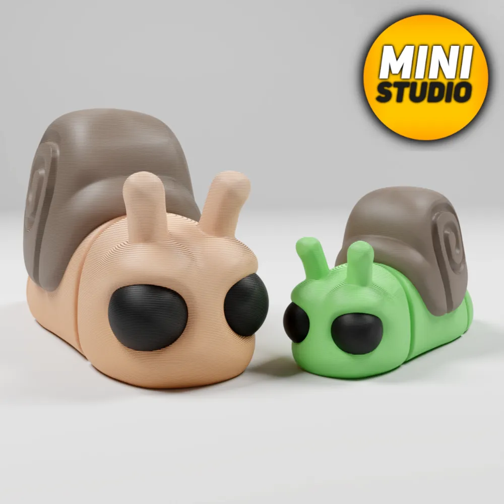 Flexi Snail by MiniStudio MakerWorld: Download Free 3D Models