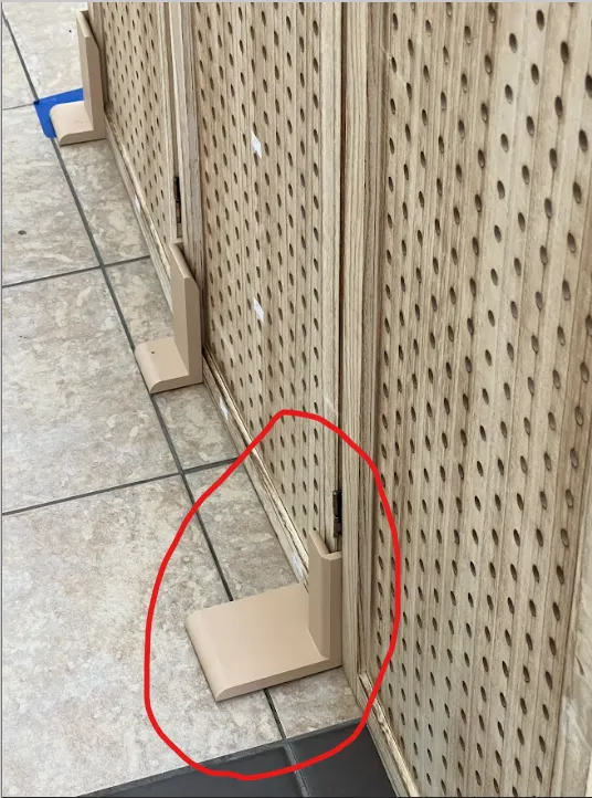 Pegboard Feet for Amazon Folding Pegboard Display by TheCoBoShop ...