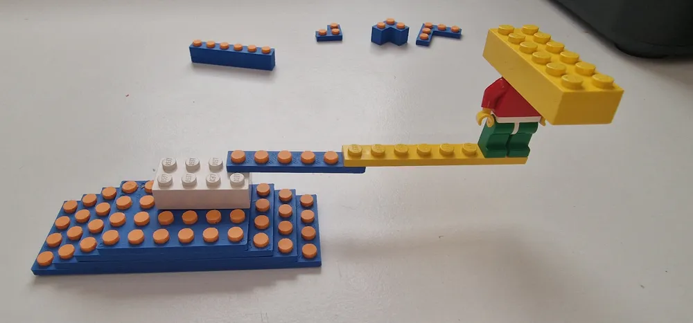 Flat Lego Brick (single row, various lengths) - Free 3D Print Model ...