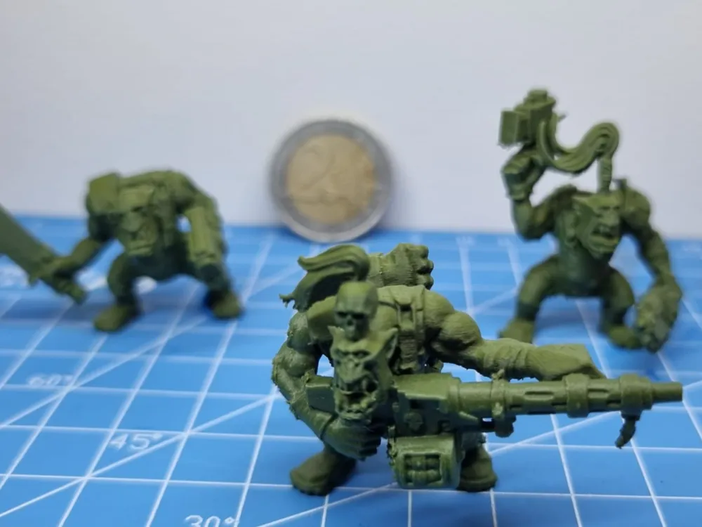 Ogre War Boys Trio with Big Gunner WarAxe 50K Mini by Printar Petar ...