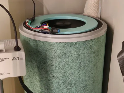 Simple Air Purifier: 4090 Graphics Card Fan + Phicomm Wujin A1 Filter ...