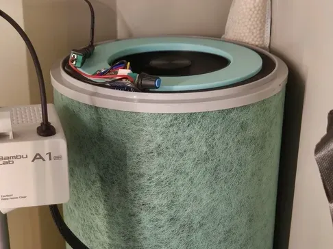 Simple Air Purifier: 4090 Graphics Card Fan + Phicomm Wujin A1 Filter ...