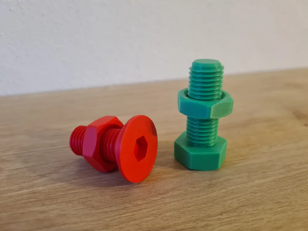 Parametric Metric Screws, Nuts and Washers by Molodos MakerWorld ...
