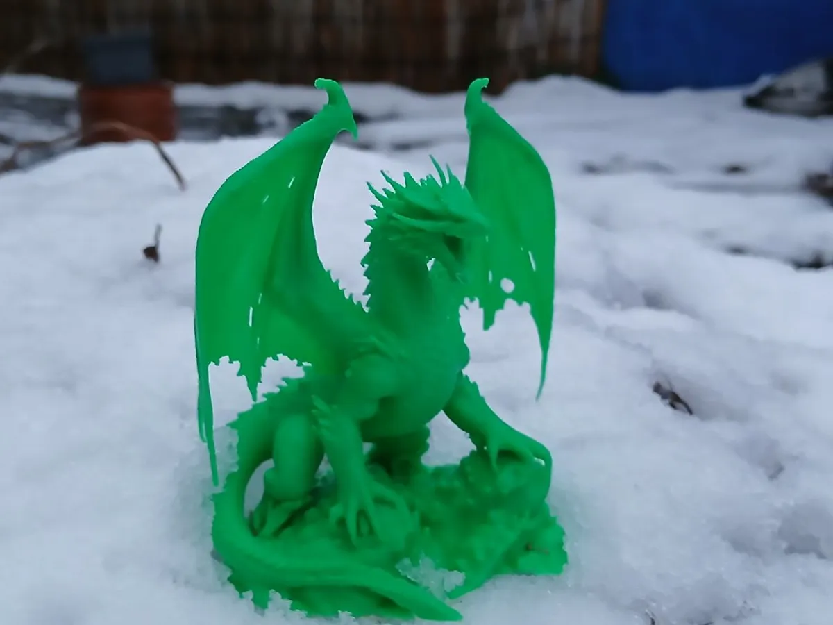 Dragon on Rock with Spread Wings - Free 3D Print Model - MakerWorld