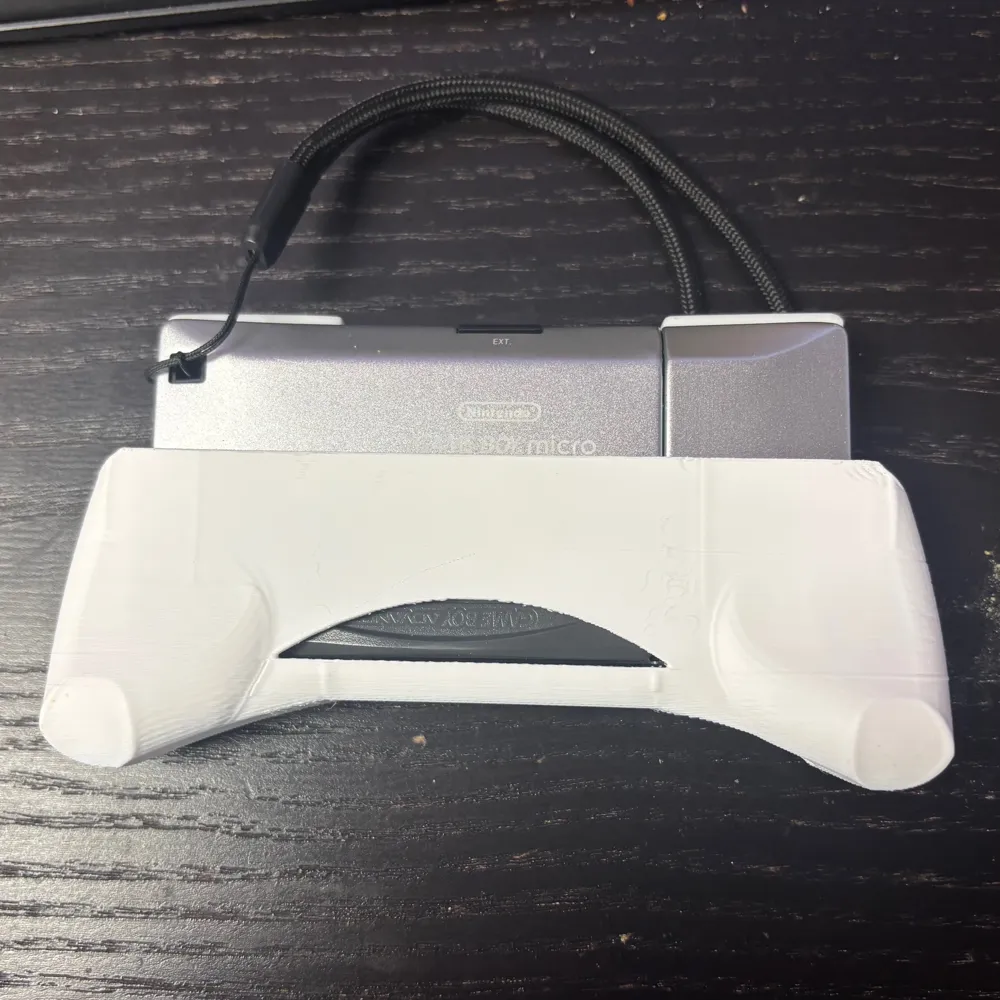Game Boy Advance (GBA) Micro Ergo Comfort Grip - Free 3D Print Model ...